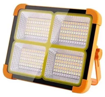 Proiector solar Turbo-400W 2391 lm alimentare USB 3.7V 8Ah IP44 - cel.ro