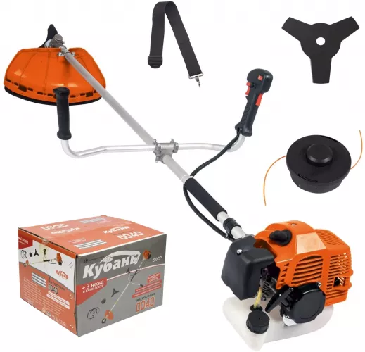 Super pret Motocoasa pe benzina ruseasca Kubani 5 Cp 51 CC 3 acc ...