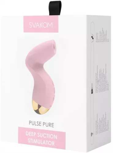 Vibrator Clitoris Pulse Pure Svakom 4.2 grosime 12.9 cm lungime Roz - cel.ro