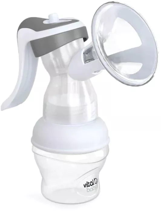 Pompa manuala Flexzone + 6 tampoane Vital Baby V-443856