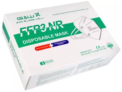 Set 5 Masti FFP3 Filtrare BFE &ge 98 Conforme cu CE fiecare masca este ambalata - cel.ro