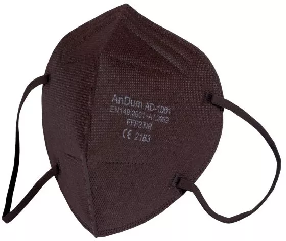 Set 50 Masti FFP2 Coffee model AD-1001 5 straturi ambalate individual ...