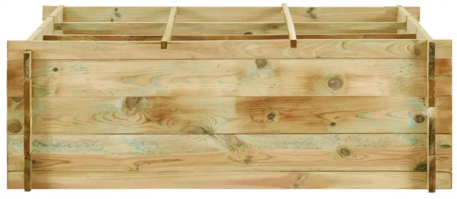 VidaXL Strat inaltat legume gradina 120x120x40 cm lemn de pin tratat
