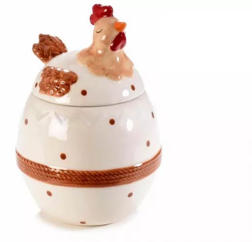 Set 2 borcane decorative Gaina 13.5x20 cm A71.48.91 - cel.ro