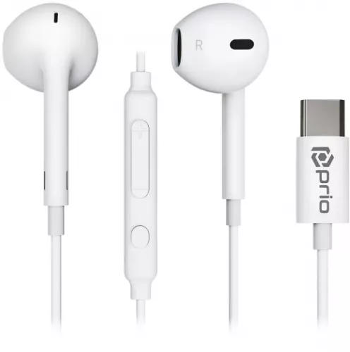Casti cu fir Type-C EO-IC100BW L1657 alb MLUC-13608 - cel.ro