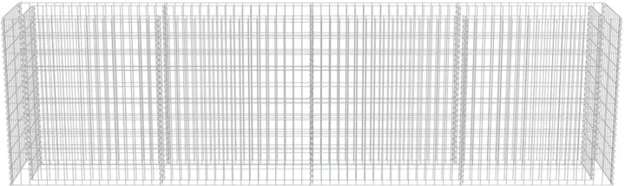 VidaXL Strat inaltat gabion 360 x 50 x 100 cm otel galvanizat
