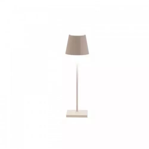 Lampa de masa Poldina PRO bej nisipiu reincarcabila cu LED LD0340S3 ...