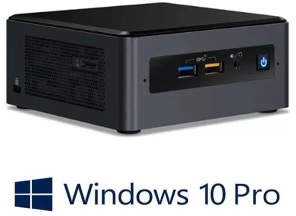 Mini PC NUC Intel NUC8i7BEH Quad Core i7-8559U 8GB 256GB SSD Win 10 Pro ...