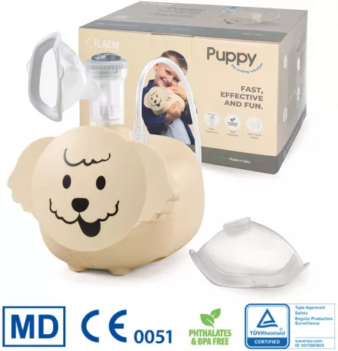 Aparat de aerosoli Flaem Puppy fabricat in Italia functionare continua ...