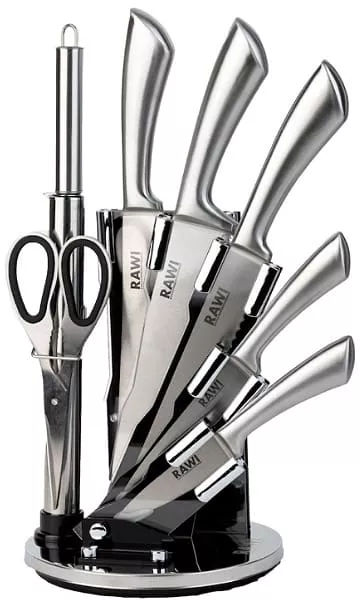 Set cutite profesionale Rawi High-Quality din inox turnat 8 piese ...