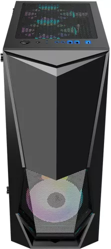 Carcasa 1STPLAYER Gaming DK-3 RGB Mid-Tower Negru dk-3 black - cel.ro