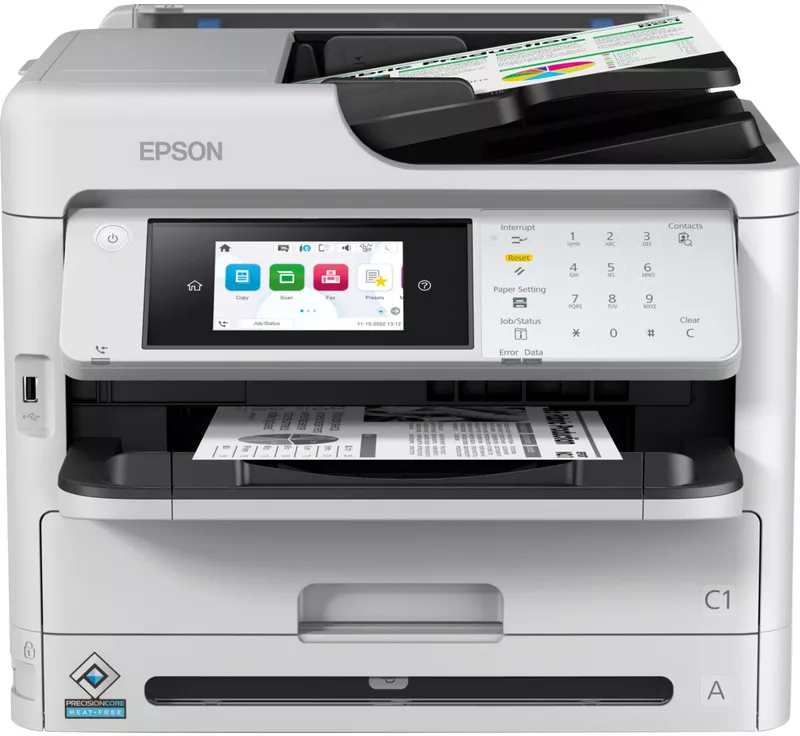 Multifunctionala Epson WorkForce Pro WF-M5899DWF InkJet Monocrom Format ...
