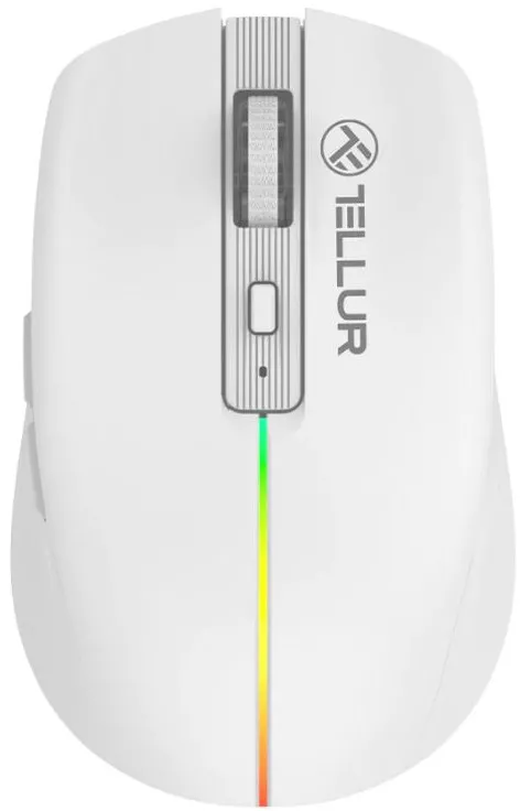 Mouse Tellur Silent Click Wireless White tll491221 - cel.ro