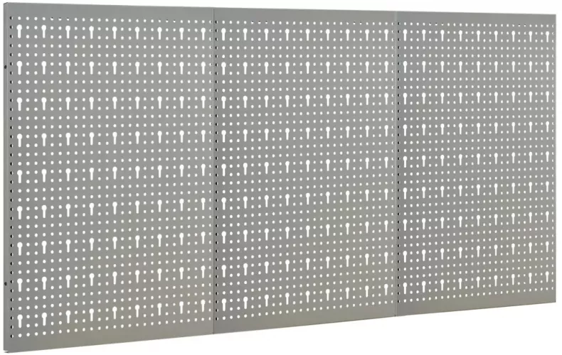 VidaXL Panouri pentru scule de perete 3 buc. 40 x 58 cm otel