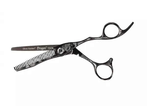 Foarfeca de filat profesionala cu dintii in fata 6.28 inch Olivia ...