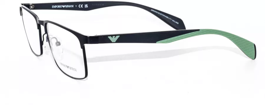 Rame ochelari de vedere Emporio Armani EA1149 3001 rectangular negru metal