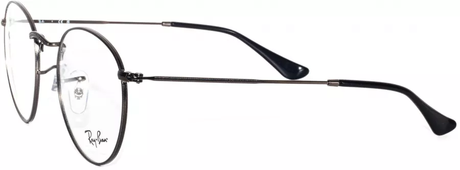 Rame ochelari de vedere unisex Ray-Ban RX3447V 2503 Rotund Negru Metal ...