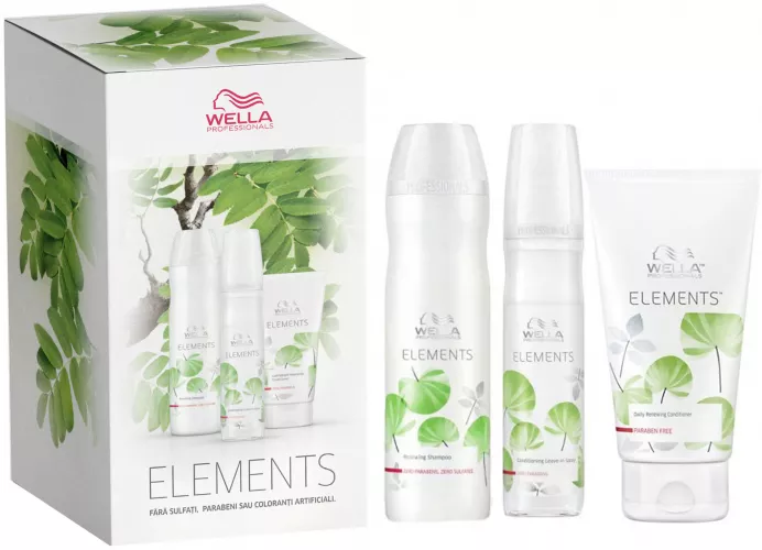 Set ingrijire par Wella Professionals Elements Sampon 250 ml + Balsam 200 ml + - cel.ro