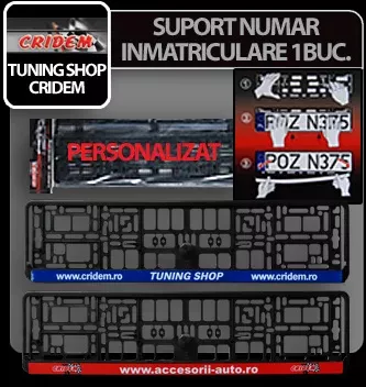 Suport numar inmatriculare Accesorii Auto / Tuning Shop 1buc 3306 - cel.ro