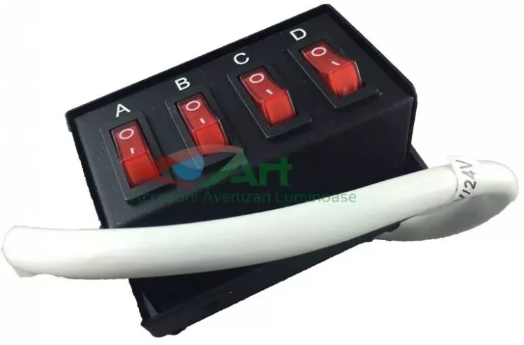 Unitate control 12v-24v 4 butoane 1745 - cel.ro