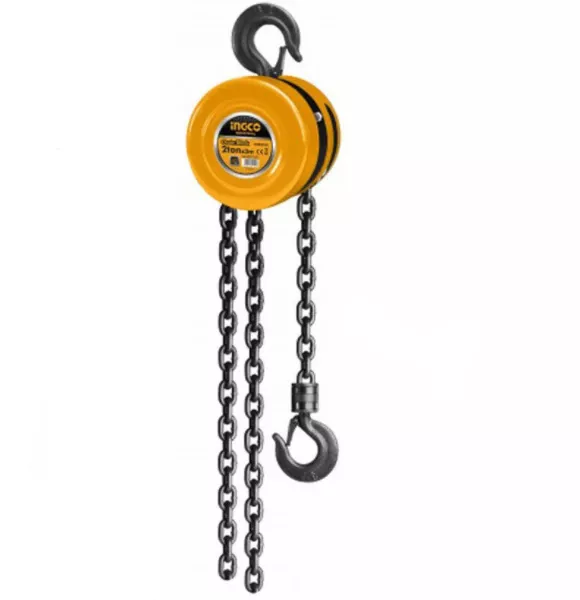 Macara cu Lant Ingco HCBK0102 Palan manual Scripete 3 m 2 tone hcbk0102 ...