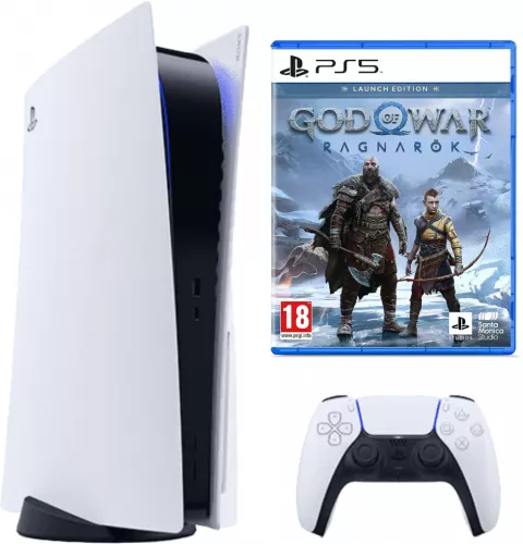 Consola PS5 Disk Edition Playstation 5 Second Hand + 1 Controller + Joc ...