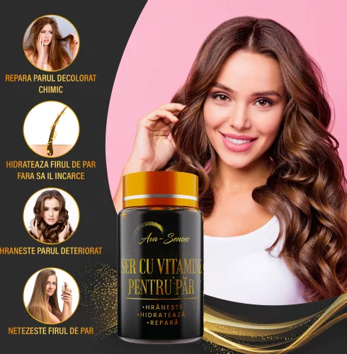 Ser tratament pentru par deteriorat Capsule cu uleiuri si vitamine din ...