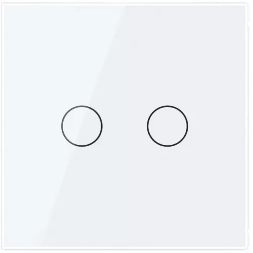 Intrerupator Dublu Cap Scara / Cruce Wi-Fi Livolo cu Touch Alb VL ...