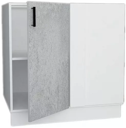 Corp inferior de bucatarie pe colt cu Usa 40 cm Sani Glamur 80x48x82 cm ...