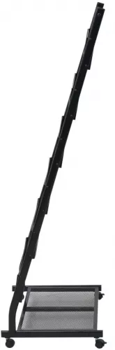 VidaXL Raft reviste A4 47 5x43x133 cm negru 30100 - cel.ro