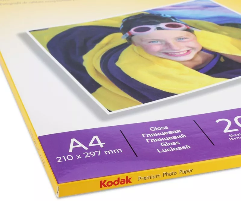 Pachet 5 topuri hartie foto glossy kodak 230 g format a4 100 coli - cel.ro