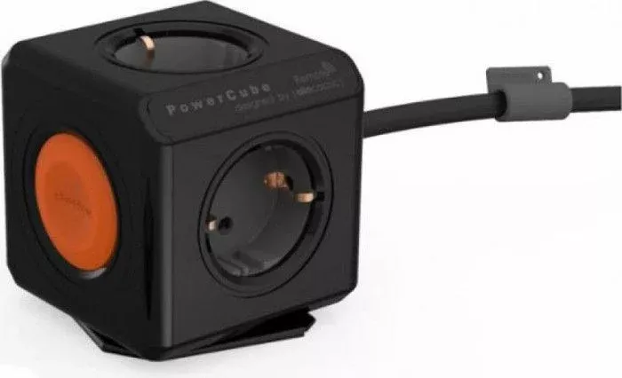 PowerCube Allocacoc Extended Remote 1.5 m BLACK ALOC1513BK - cel.ro