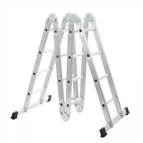 Scara Multifunctionala din Aluminiu articulata 4x4 trepte 18 trepte sdg4x4m