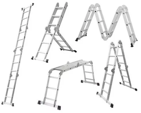 Scara Multifunctionala din Aluminiu articulata 4x4 trepte 18 trepte sdg4x4m