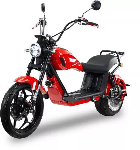 Scuter electric BILI COCO BIG CHOPPER CP6 3000W rosu BBSKUTER0988 - cel.ro