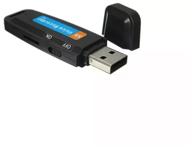 Mini reportofon sub forma de stick USB Gonga® Negru hhkv_76491074 - cel.ro