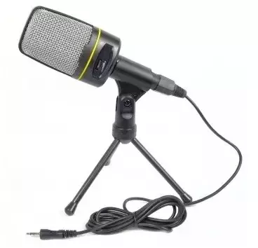 Set microfon cu tripod si cablu de tip Jack Gonga® Negru auyl_76491322 ...