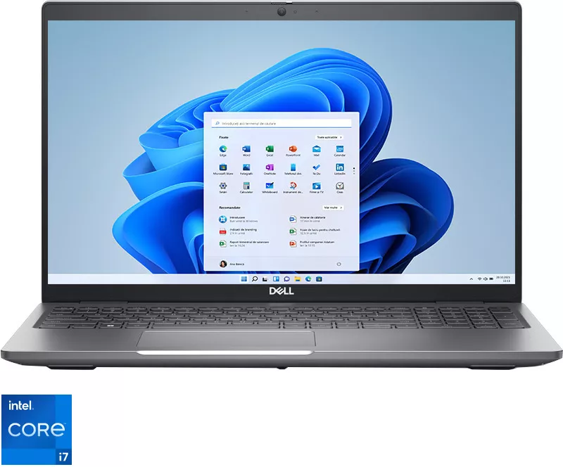 Laptop DELL Precision 3581 Workstation 15.6 inch FHD Procesor Intel ...