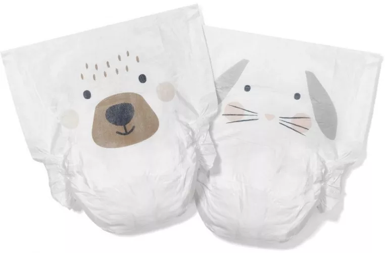 Scutece Hipoalergenice Eco Kit&Kin Marimea 3 6-10 kg 128 buc ...