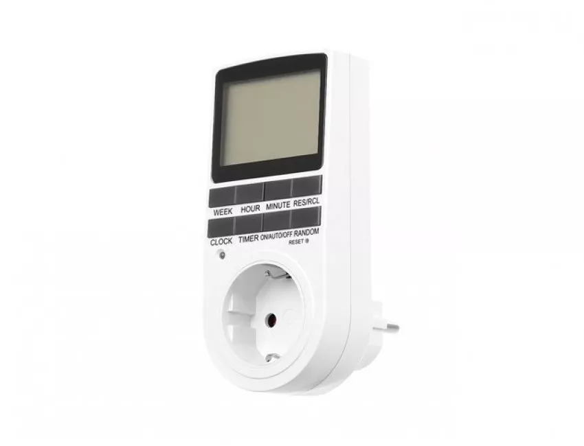 Priza programabila digital Zola® display LCD tensiune 230V / 50 Hz ...