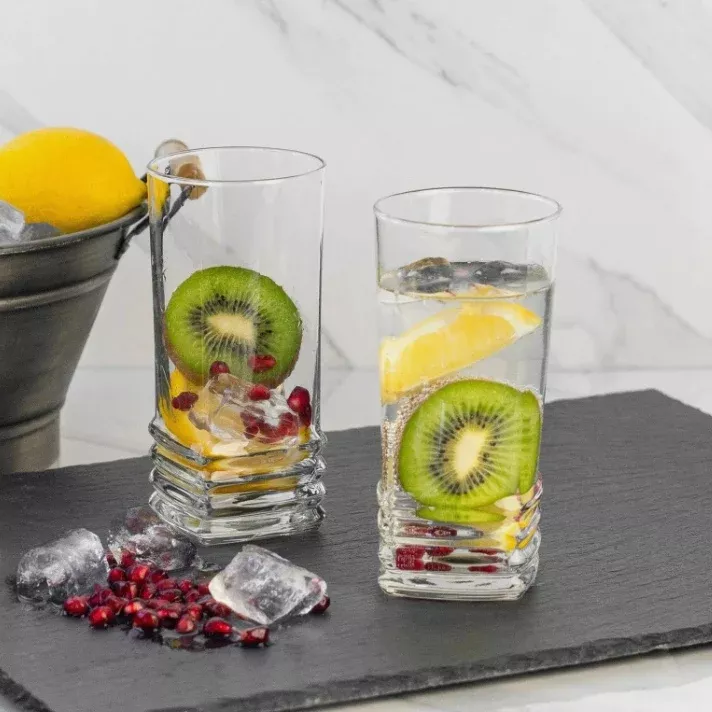 Set 6 pahare sticla Lav Elegan 379 335 ml jgpv_57632884 - cel.ro