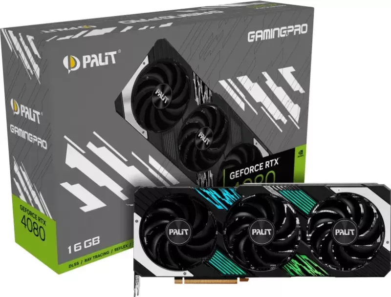 Placa video Palit GeForce RTX 4080 SUPER GamingPro 16GB GDDR6X 256-bit ...