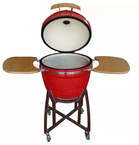 Gratar Ceramic Kembico Kamado 60 Rosu r60grat - cel.ro