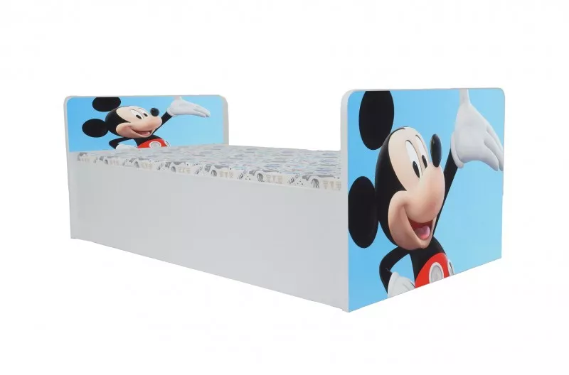 Pat Aero Mickey cu saltea 140x70 cm ynmv_589893837 - cel.ro