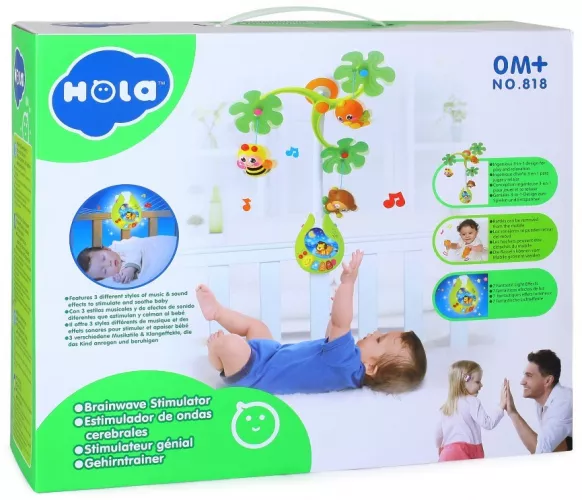 CARUSEL MUZICAL PENTRU BEBELUSI VVT818 - cel.ro