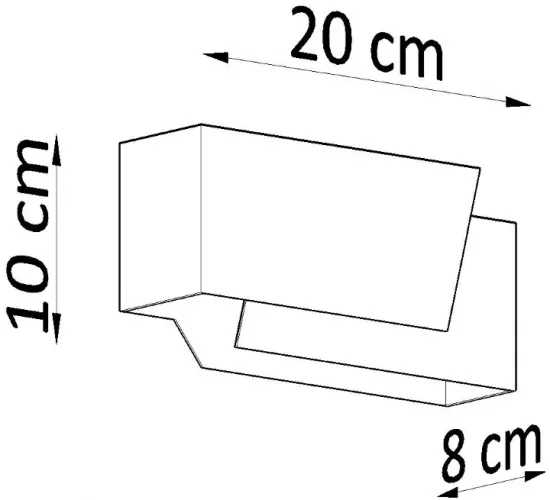 Lampa de perete PIEGARE SL.0394 - cel.ro