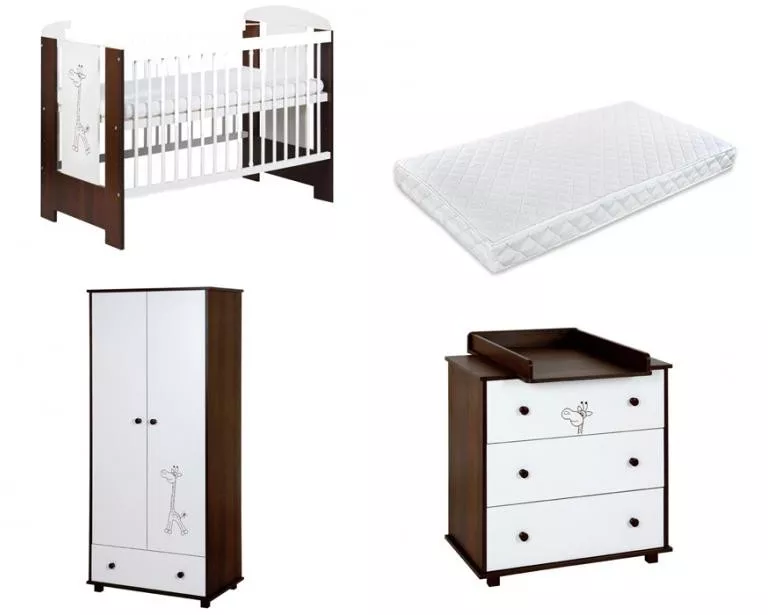 Mobilier Camera copii Si Bebelusi KLUPS SAFARI GIRAFFE Wenge NANKD3366 ...