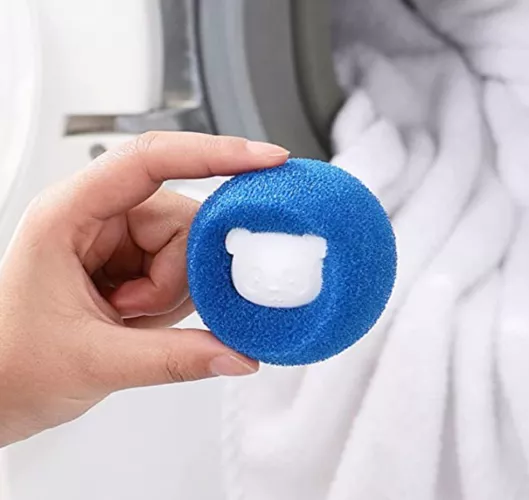 Minge magica pentru rufe Zola® indeparteaza parul animalelor nailon si