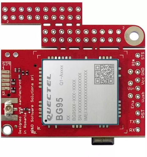 Modem low power LTE CATM1 + NBIOT + eGPRS + GNSS - u-GSM BG95-M3 ...