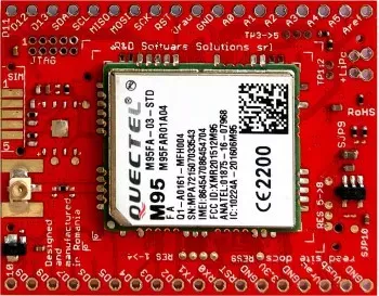 Modul IoT ARM0 + M95FA - xyz-mIoT - shield placa dezvoltare AT SAMD21G ...